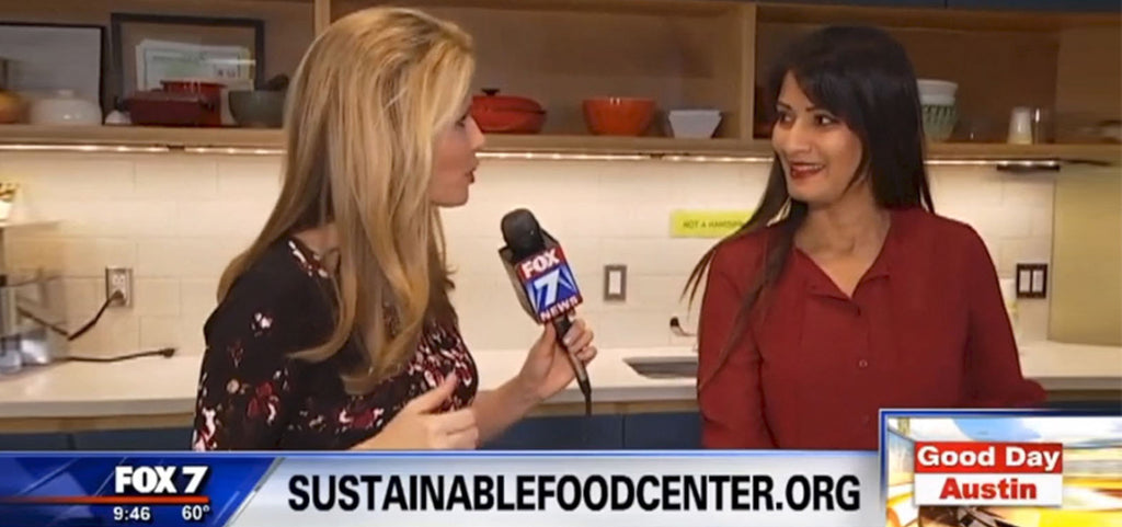 Making Savory Oatmeal with Fox 7 News Austin